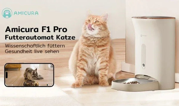 Distributeur automatique de nourriture Amicura F1 Pro : le majordome ...